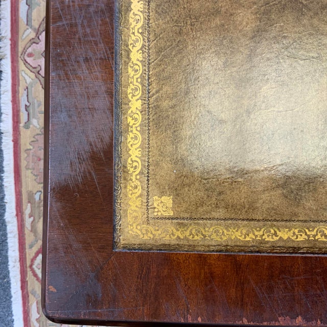 Baker Furniture Large Writing Desk | Chairish