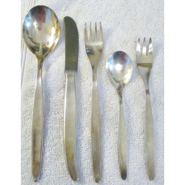 1950s 68 Piece Friodur Mid Century Silverplate Flatware Set With ...