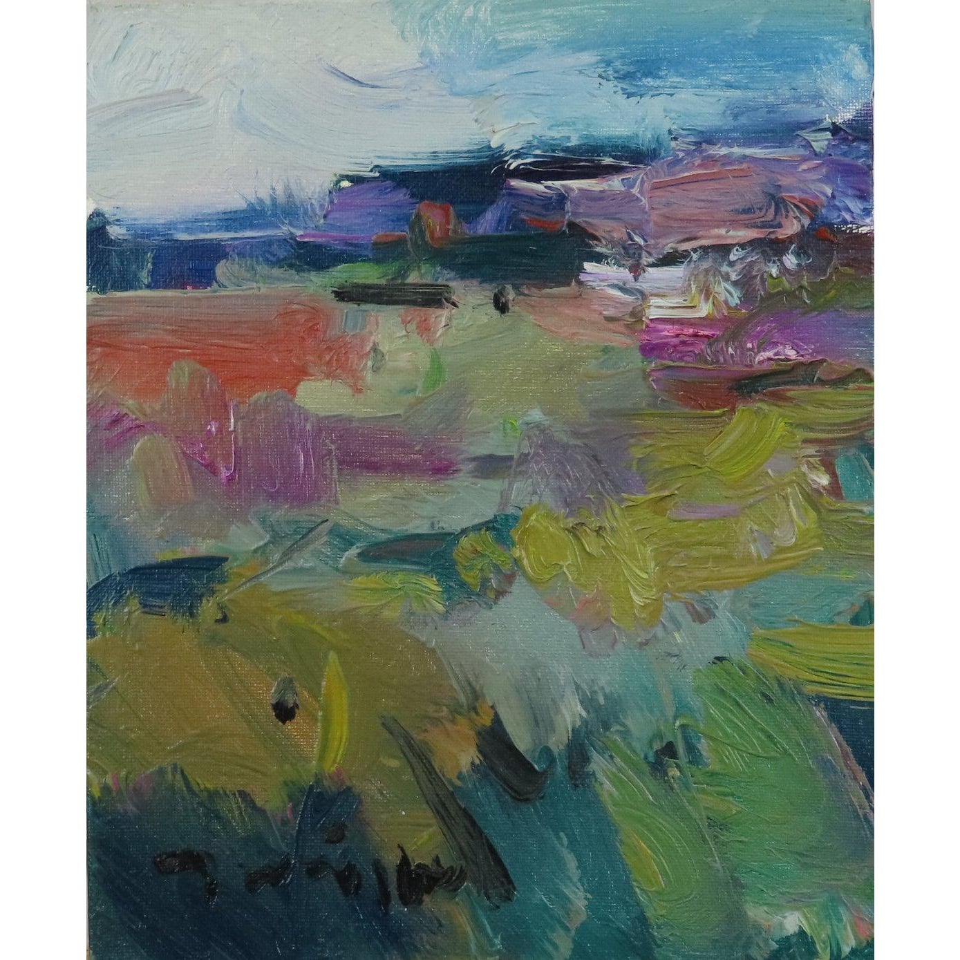 Contemporary Southwestern Field Landscape Oil Painting by Jose Trujillo ...