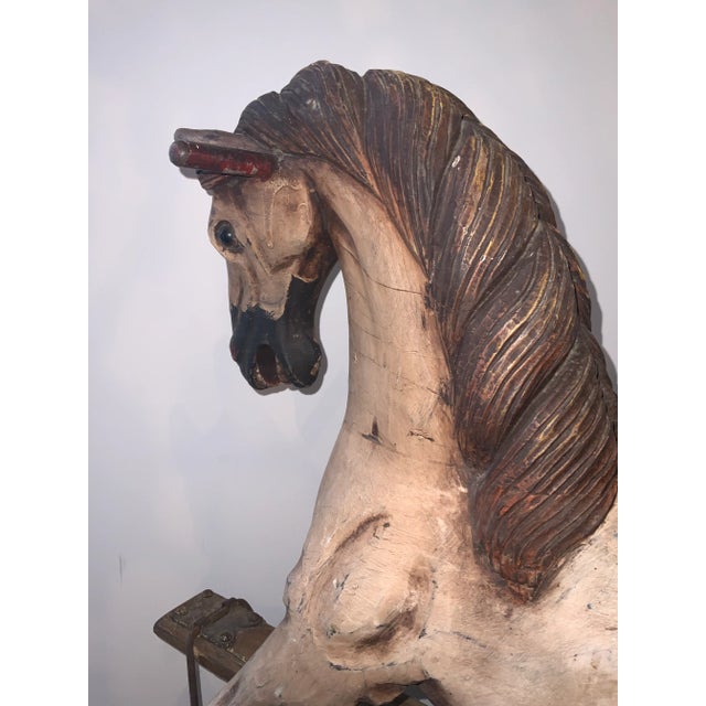 Early 1900’s Antique Rocking Horse | Chairish