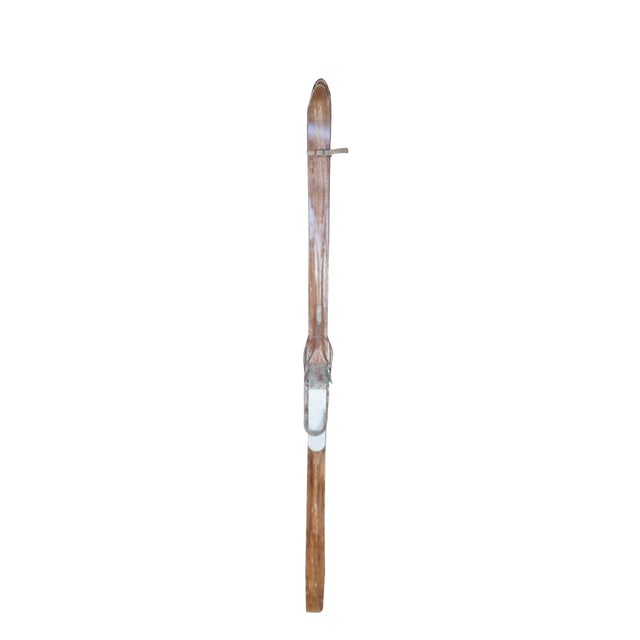 1935 Wooden Oak Cross Country Snow Skis - a Pair | Chairish