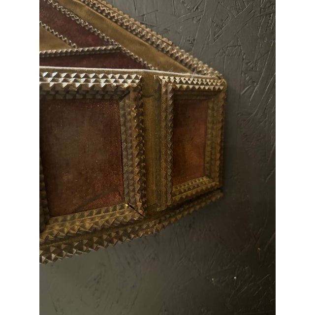 1920’s Tramp Art Hanging of the Wall Objects | Chairish