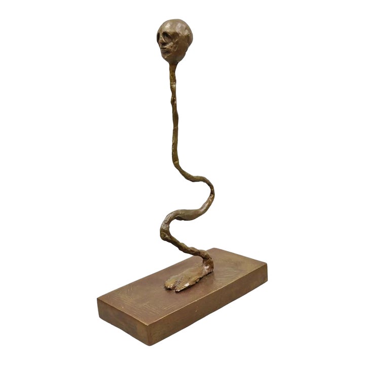 Late 20th Century Sheryl C. Benjamin Brutalist Modern Abstract Bronze ...