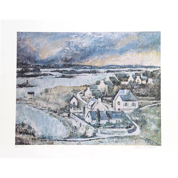 William Collier, "Coast of Brittany," Lithograph | Chairish