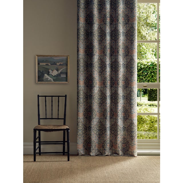 Morris & Co. Norbury Weave Fabric in Tobacco/Russet | Chairish