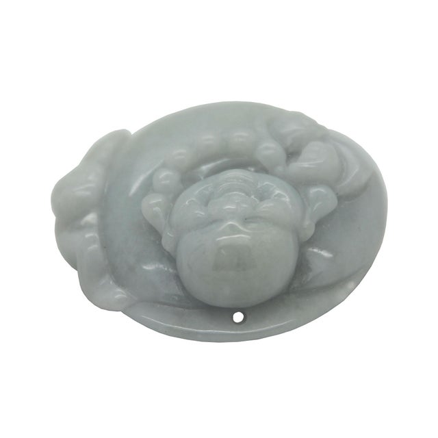 Round Shape Happy Buddha, Laughing Buddha Figure Jade Light Green ...