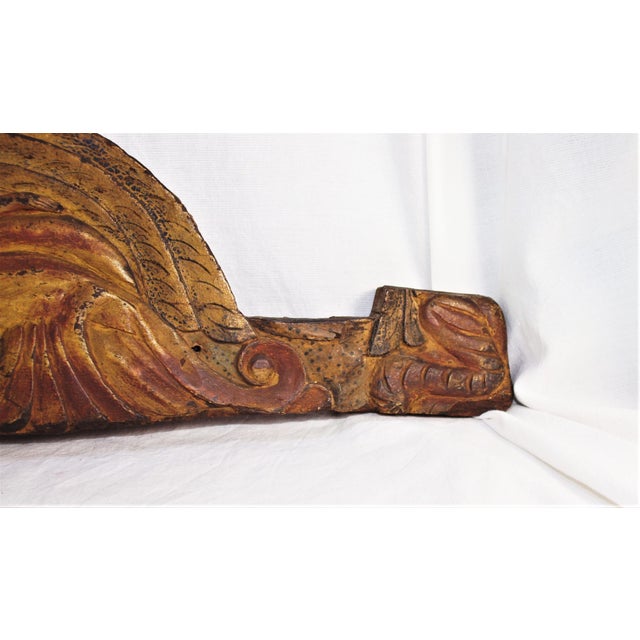 Antique Hand Painted Spanish Colonial Architectural Wood Element ...