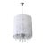 Hollywood Glam 10-Arm Chandelier With String Shade | Chairish