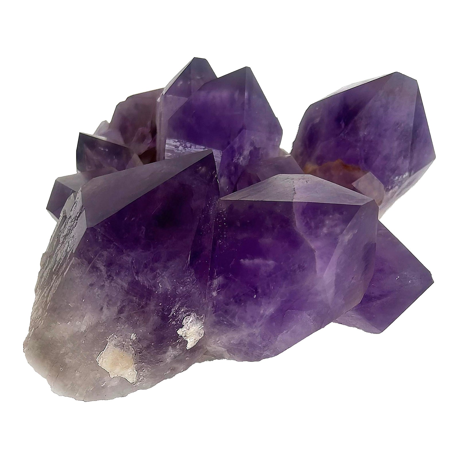 Large Bolivian Amethyst Cluster Specimen | Chairish