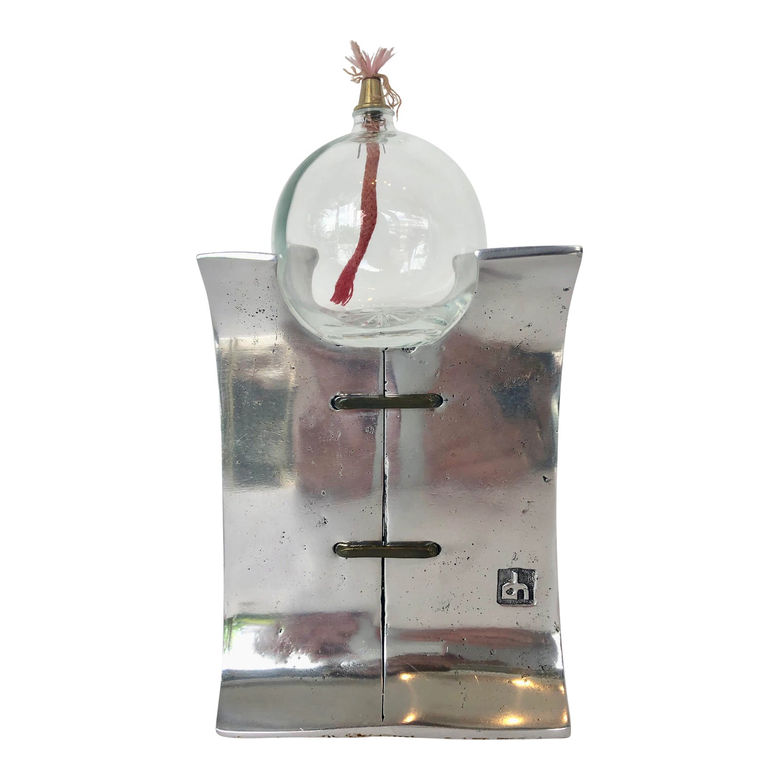 David Marshall Sculpture Oil Candle | Chairish