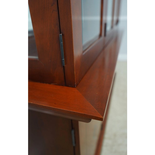 Councill Biedermeier Style Modernist Breakfront China Cabinet | Chairish