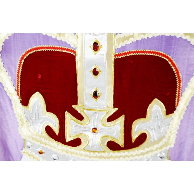 Vintage Handmade King of Kings Church Banner | Chairish