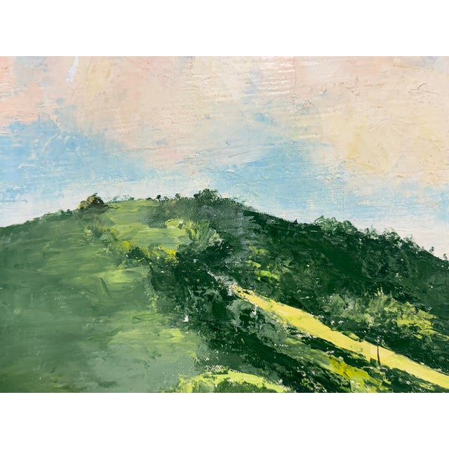 Artist Mathews Vintage Farmhouse Painting | Chairish