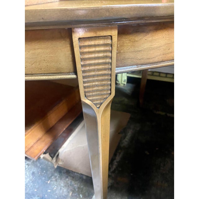 Romweber Invicta Burlwood 84" Oval Dining Table - Mid Century Modern ...