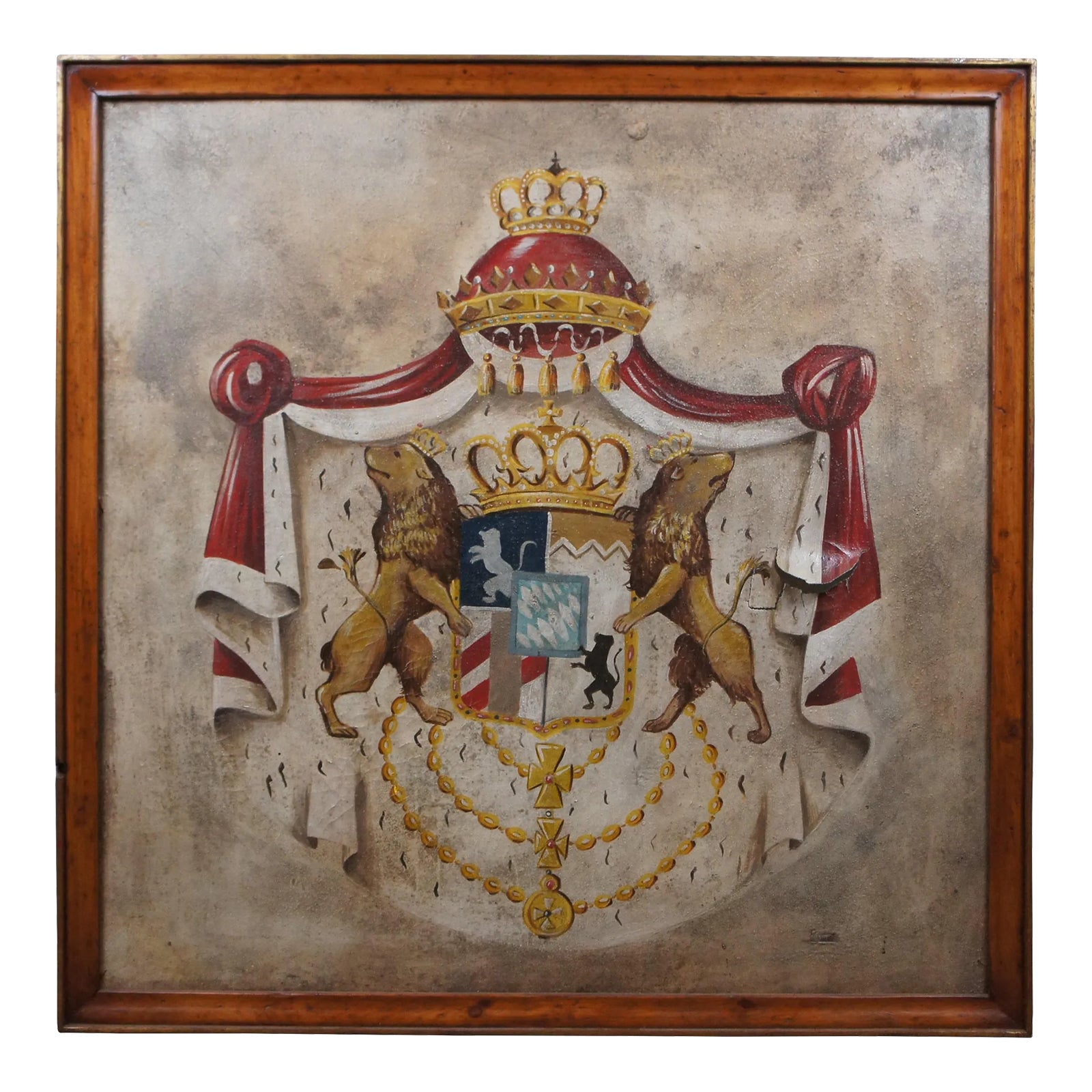 Trevor James Stemma Coat of Arms Heraldic Crest Bavaria Oil Painting 44 ...