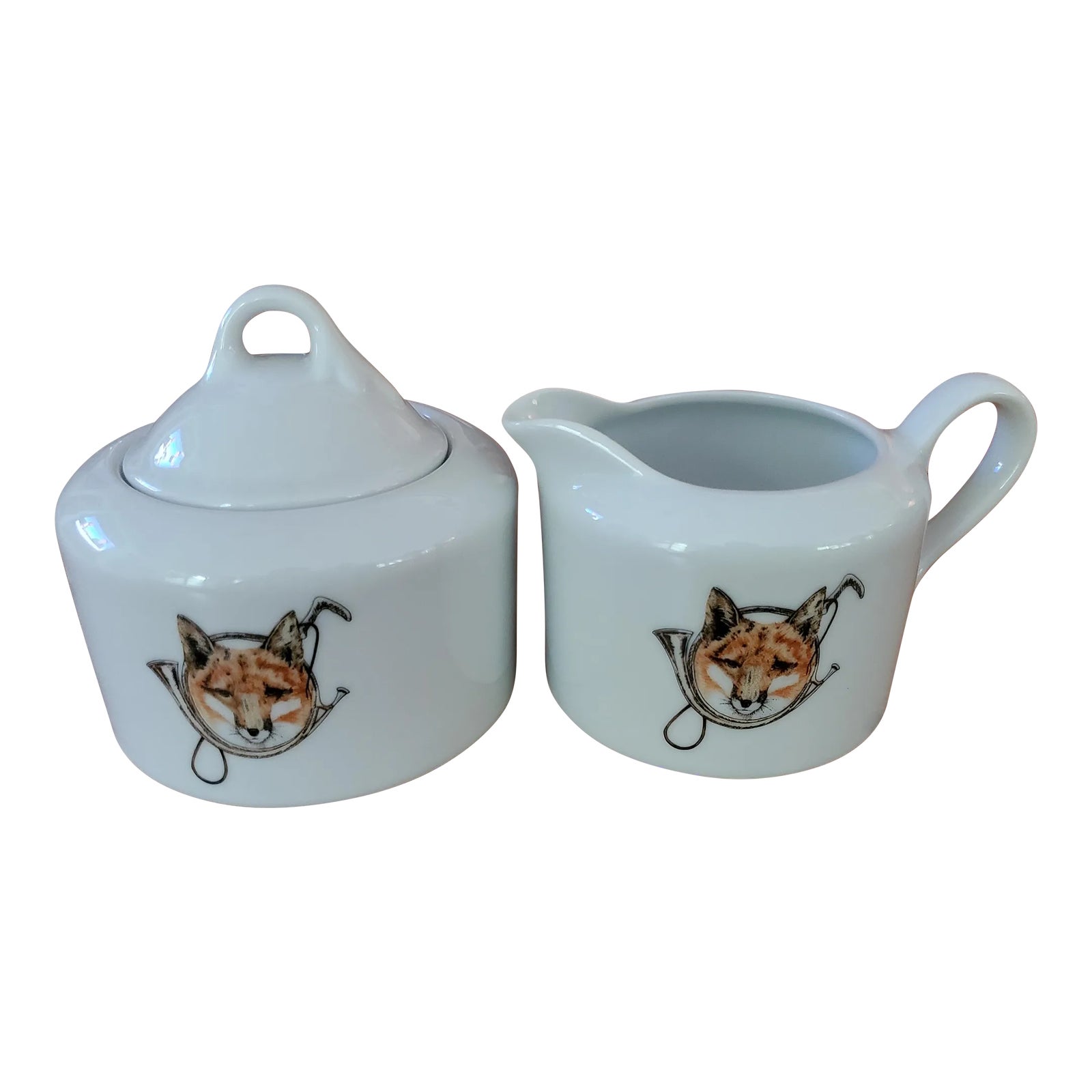 C E Corey Sugar & Creamer Set- 2 Pieces, Late 20th Century | Chairish