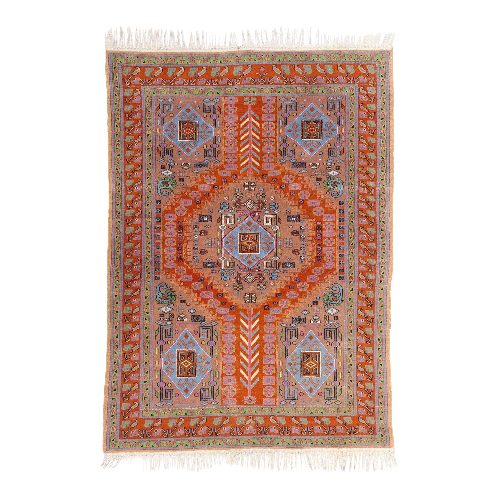 Vintage Pakistani Bokhara Rug - 04'03 X 06'00 | Chairish