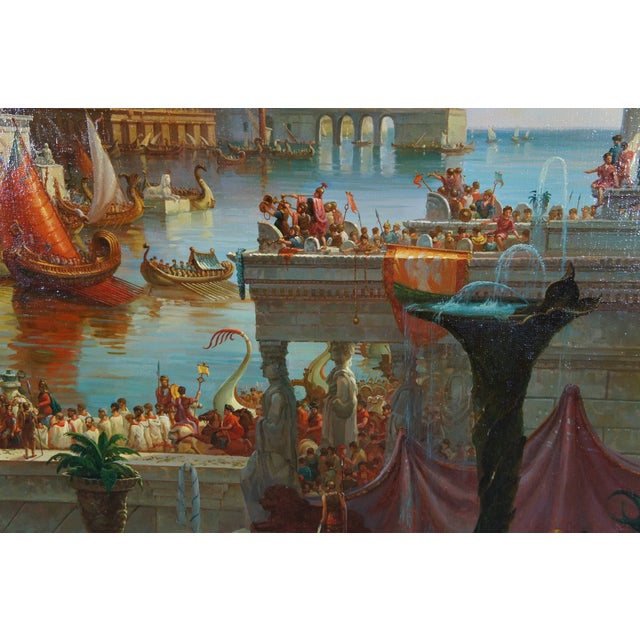 The Course of Empire the Consummation of Empire Oil Painting Framed ...