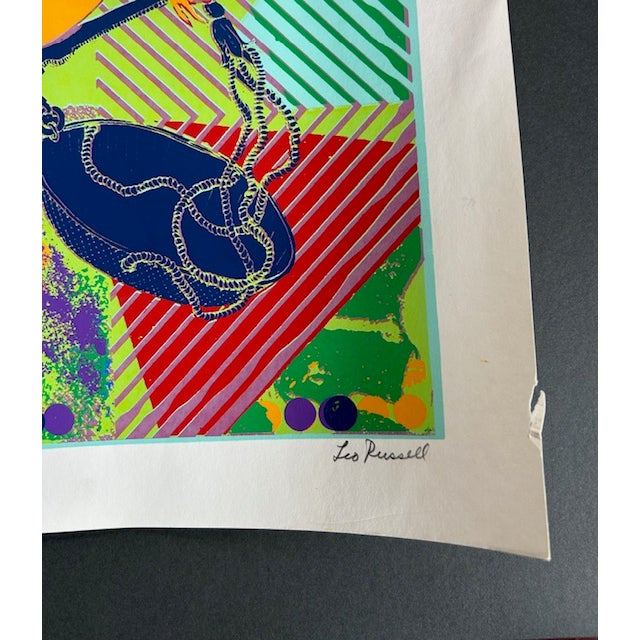 1970s Libra, Mid Century Modern Serigraph Print by Leo Russell | Chairish