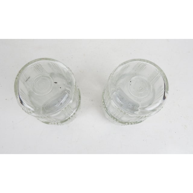 Vintage Hoosier Ribbed Glass Salt Pepper Shakers - a Pair | Chairish