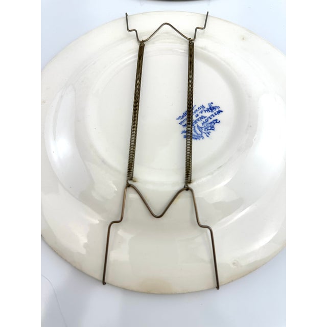 Vintage Blue Willow Wall Hanging Plate Set by Willow Wear England ...