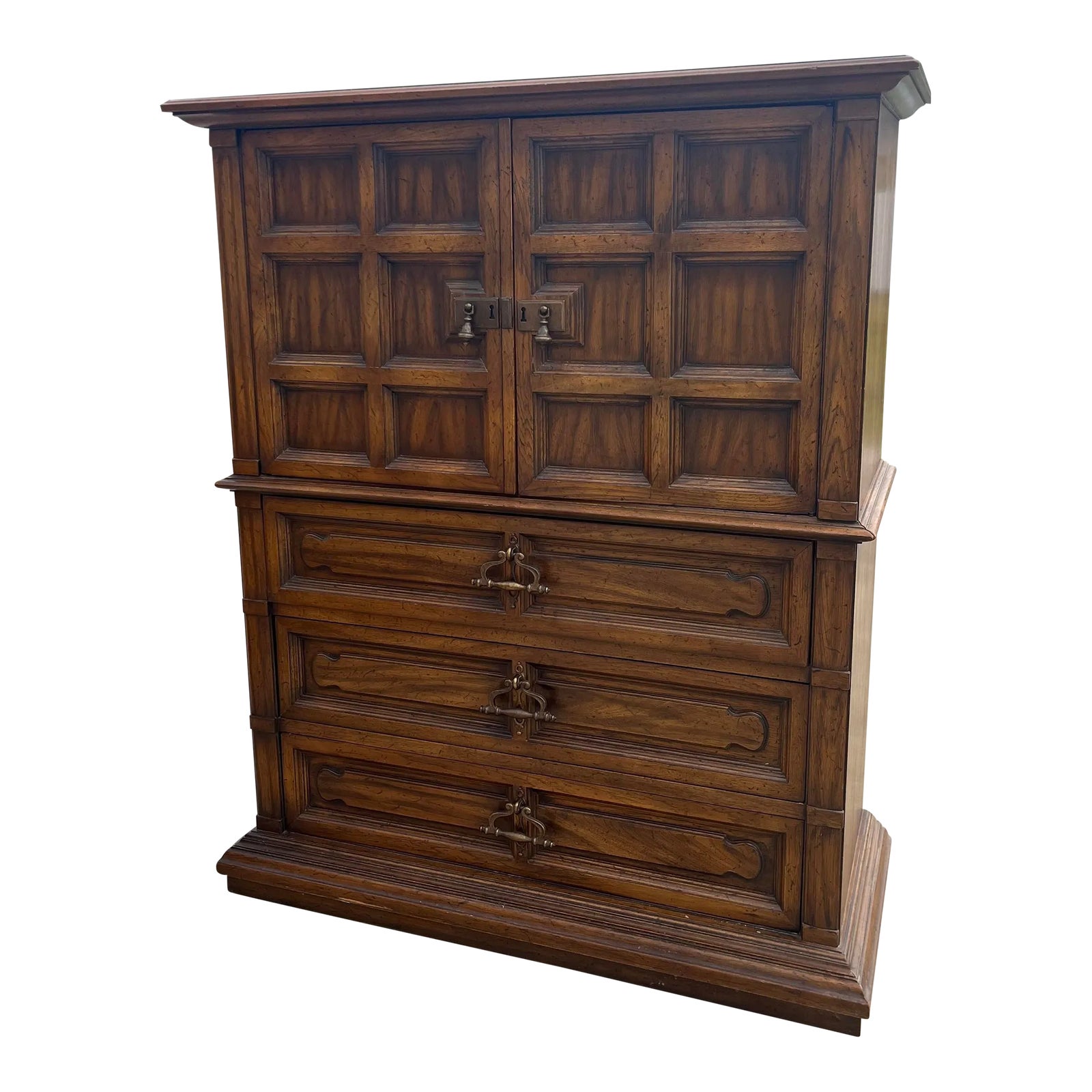 1970s Drexel Heritage Highboy | Chairish