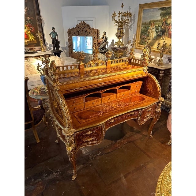 King Louis XV’s Royal Grand Roll-Top Secretary Desk Le Bureau Du Roi ...