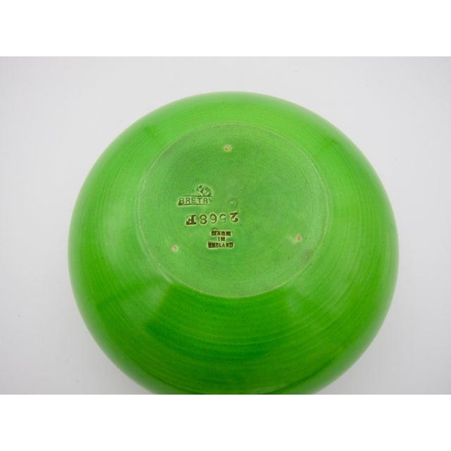 An English Art Deco Green Bowl From Bretby Art Pottery | Chairish