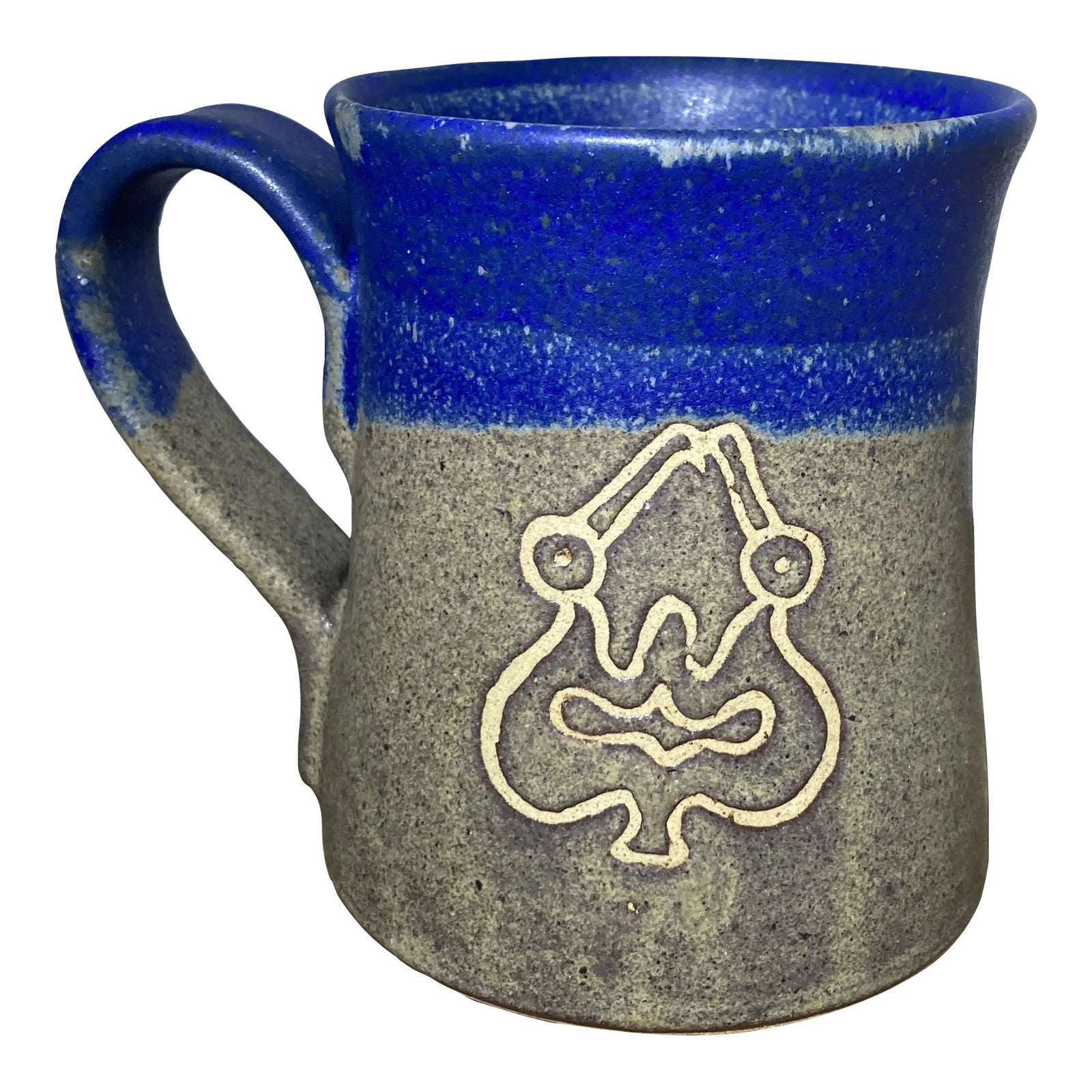 1990s Abstract Handmade Studio Pottery Coffee Mug | Chairish