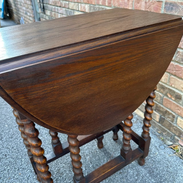 Antique English Gate Leg Table | Chairish