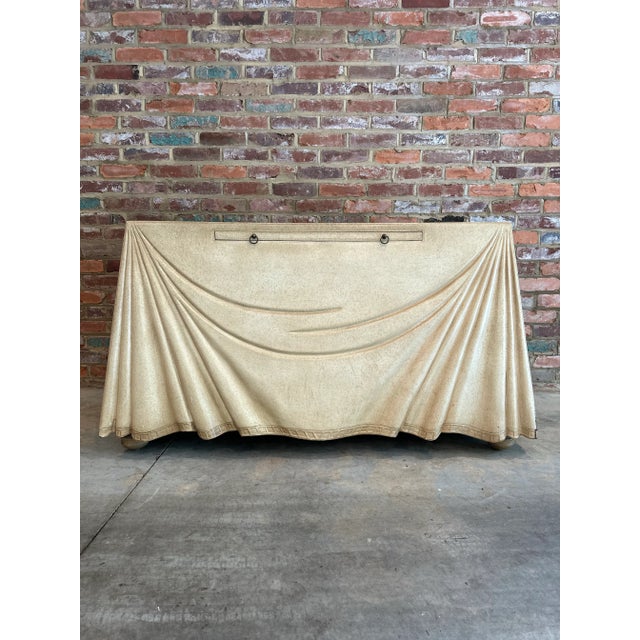 Late 20th Century Leather Clad Trompe L'oeil Console Table by Marge ...