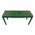 1970s Vintage Green Console Table W/Gold Accents | Chairish