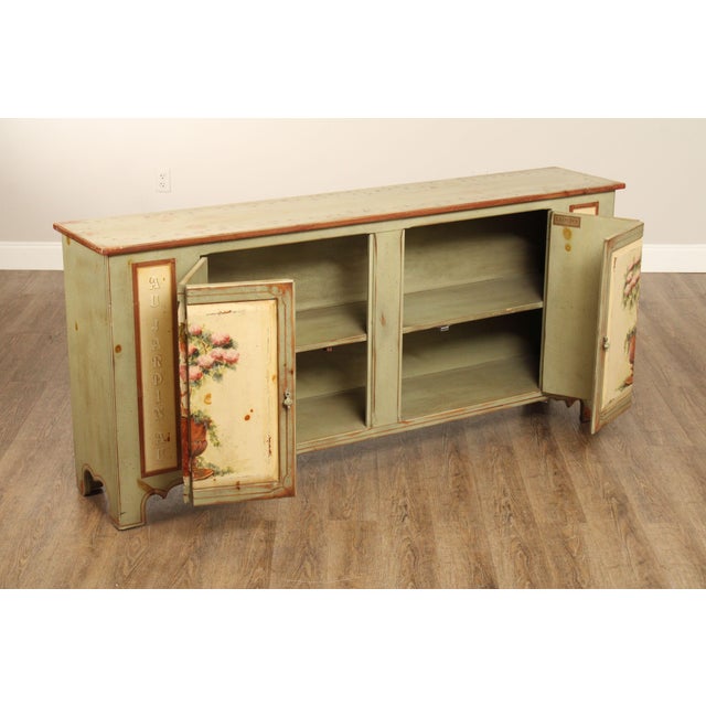 Habersham Plantation Country French Style Paint Decorated Buffet ...