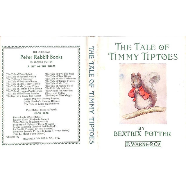 "The Tale of Timmy Tiptoes" 1939 Potter, Beatrix | Chairish