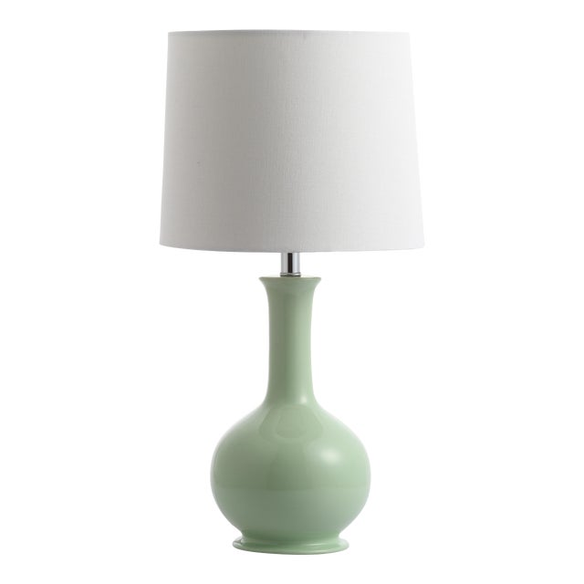 Gourd Table Lamp - Light Green | Chairish