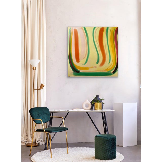 Watermelon Abstract Painting by Brendan Mckeon | Chairish