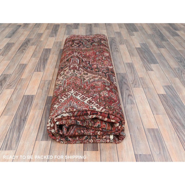 1960 Red Vintage Persian Rug | Chairish