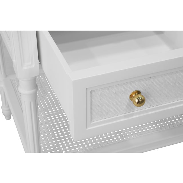 Matthew Izzo Home Martha White Matte Lacquer Single Sink Bathroom ...