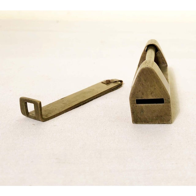 19th Century Antique Chinese Brass Lock | Chairish