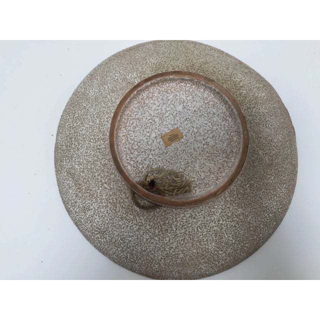 Italian Handcrafted Art Studio Pottery Plate | Chairish