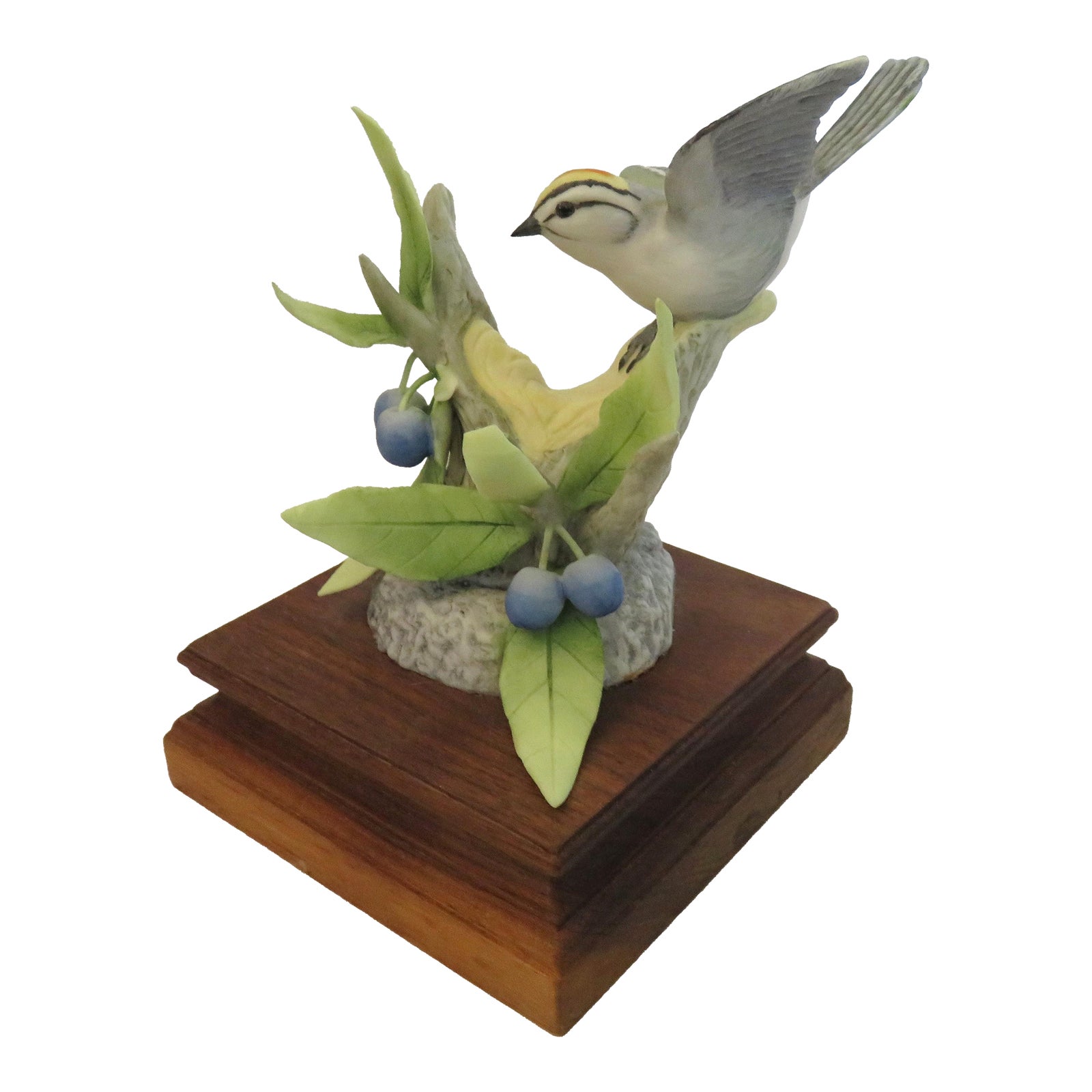 Vintage Marcel E. Moussalli Golden-Crowned Kinglet Yellow Bird ...