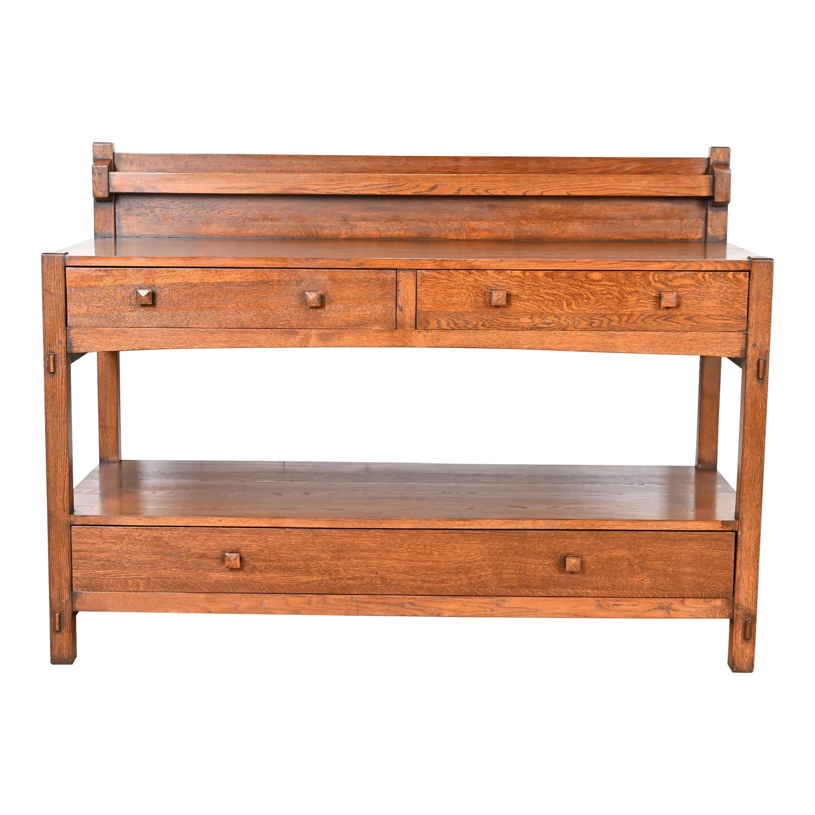 Gustav Stickley Style Mission Oak Arts & Crafts Sideboard or Buffet ...
