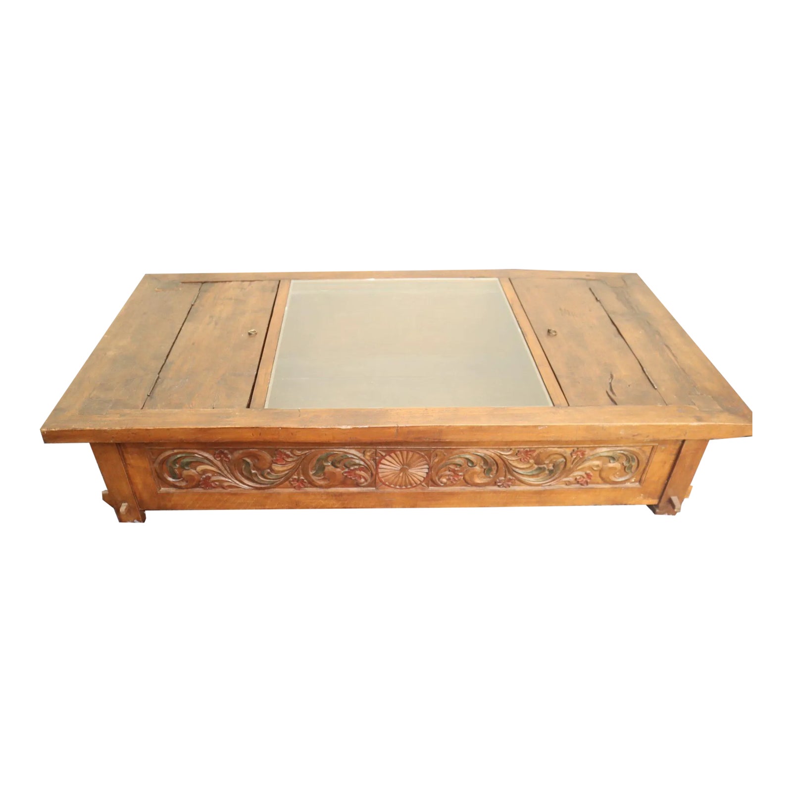 Early 20th Century Antique Asian Rice Chest | Chairish