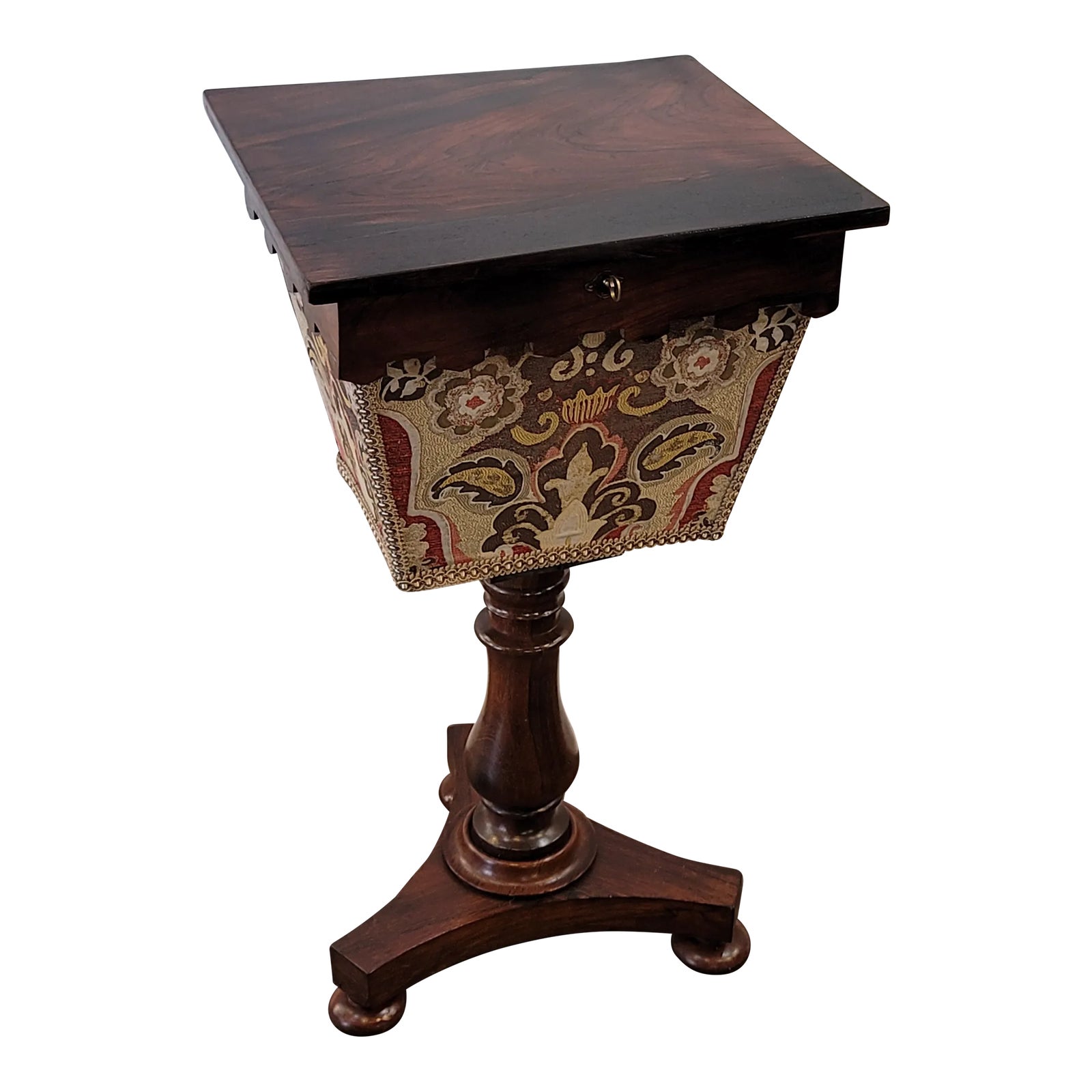 Antique 1830's William IV (4th) Rosewood Sew Box Sew Table Work Table ...