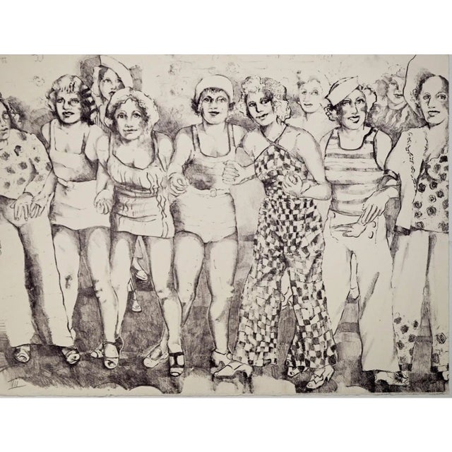 1982 Ann Chernow Zippa Dee Doo Dah Lithograph | Chairish