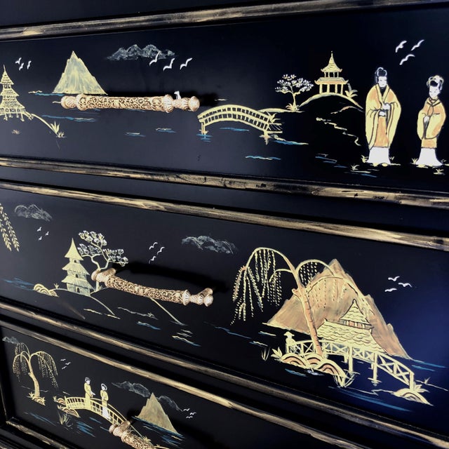 Custom Asian Display Hutch, 9.5' | Chairish