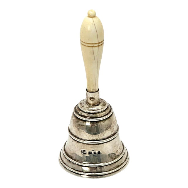 Fine Quality Circa 1973 Heavy Solid Cast Sterling Silver Dinner Bell by ...