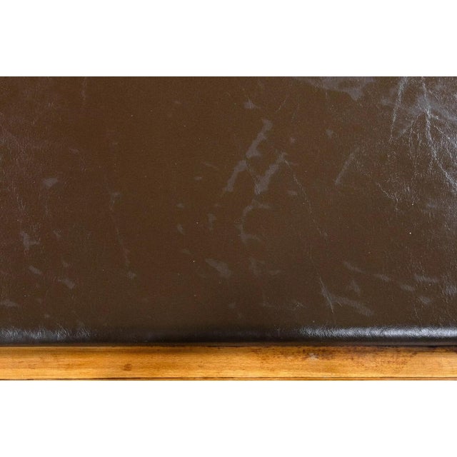 Ralph Rye Table Group for Thonet Solid Elm Frame with Deep Brown Vinyl ...