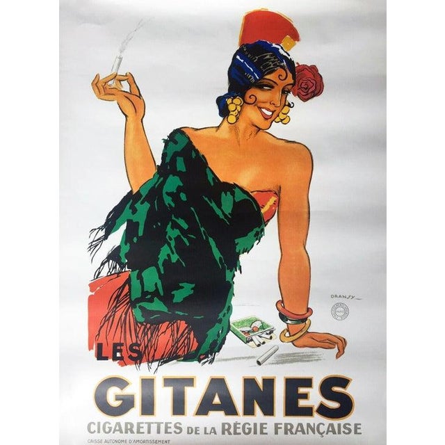 1992 Gitanes Cigarettes Poster | Chairish