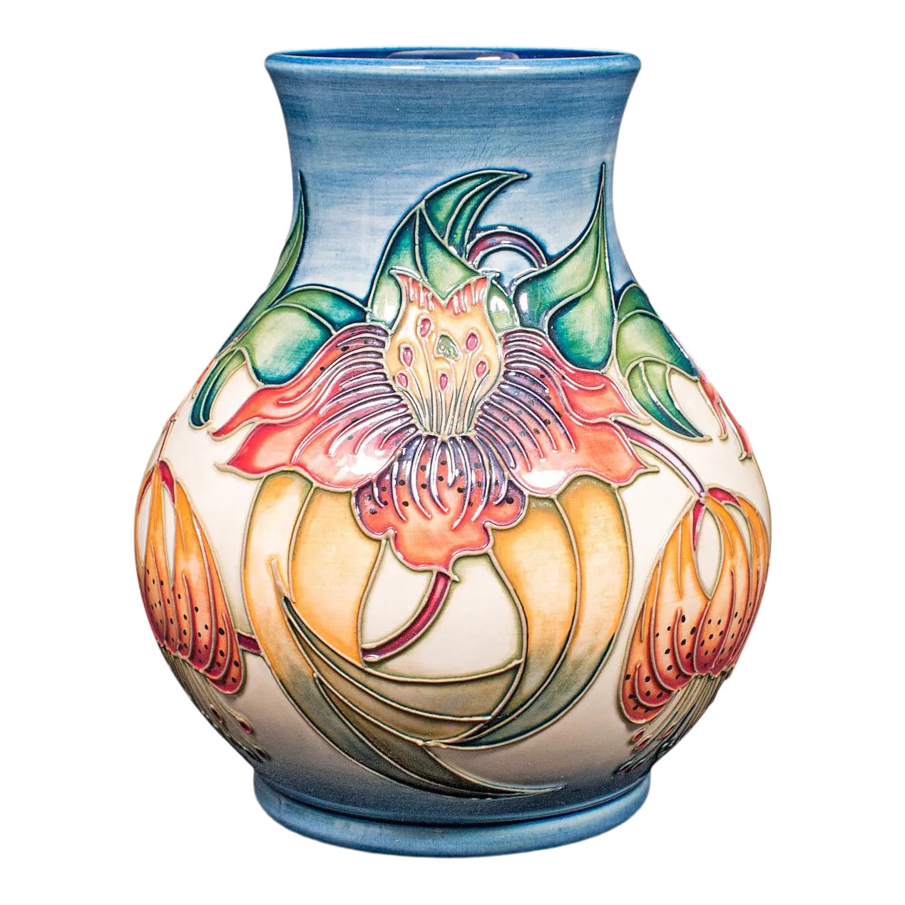 Small Vintage Decorative English Ceramic Posy Vase | Chairish